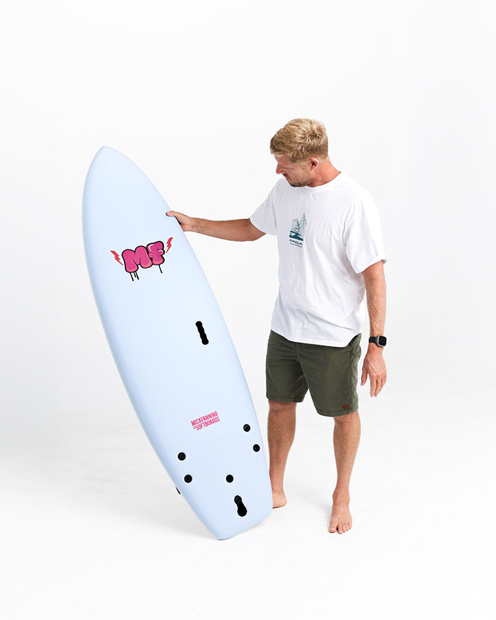 MF UNICORN SUPERSOFT - SKY – MICK FANNING SOFTBOARDS AUS
