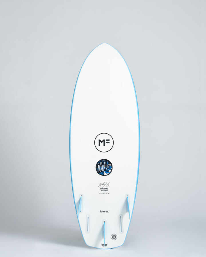 MF LITTLE MARLEY EPOXY LAM - AQUA – MICK FANNING SOFTBOARDS AUS